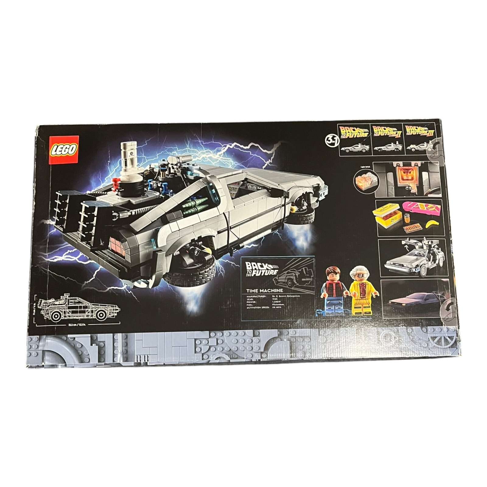 Like New LEGO Icons 10300 Back to the Future DeLorean – New Sealed Box ...